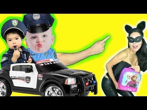 Maleficent vs Frozen Elsa Spiderman Captain America Hide & Seek Game Superhero Movie In Real Life