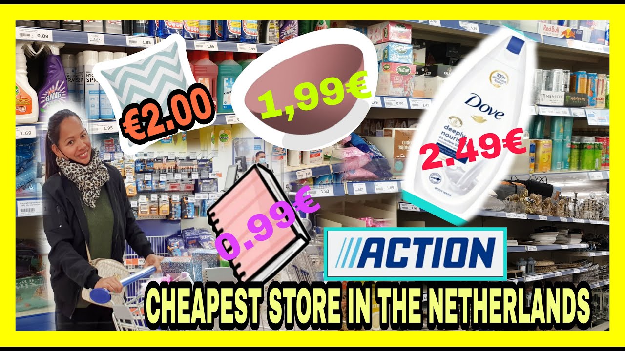 CHEAPEST SUPERMARKET IN THE NETHERLANDS|ACTION|AFFORDABLE HOUSEHOLD ...
