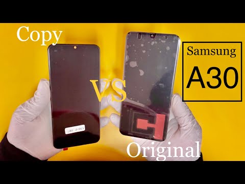 Samsung A30 Original Screen VS Copy Screen