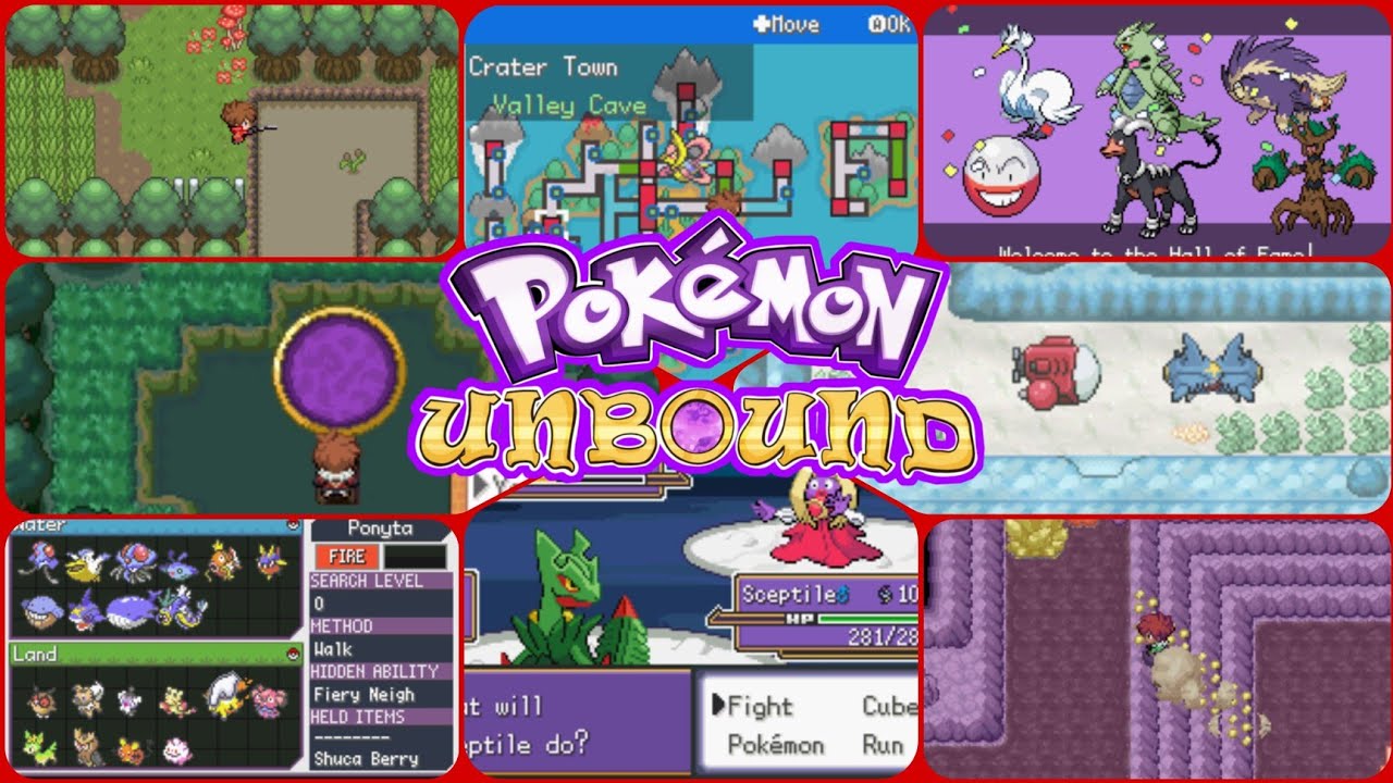 Pokemon Unbound Hack Rom GBA Con Nuevos Gráfico, Tipo hada ...