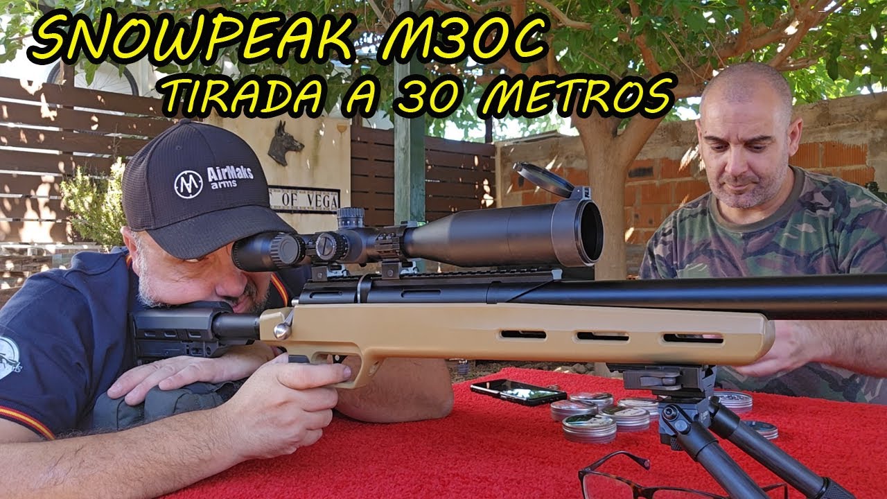 SNOWPEAK M30C TIRADA A 30 METROS @carabinasmontevirgen2020 - YouTube