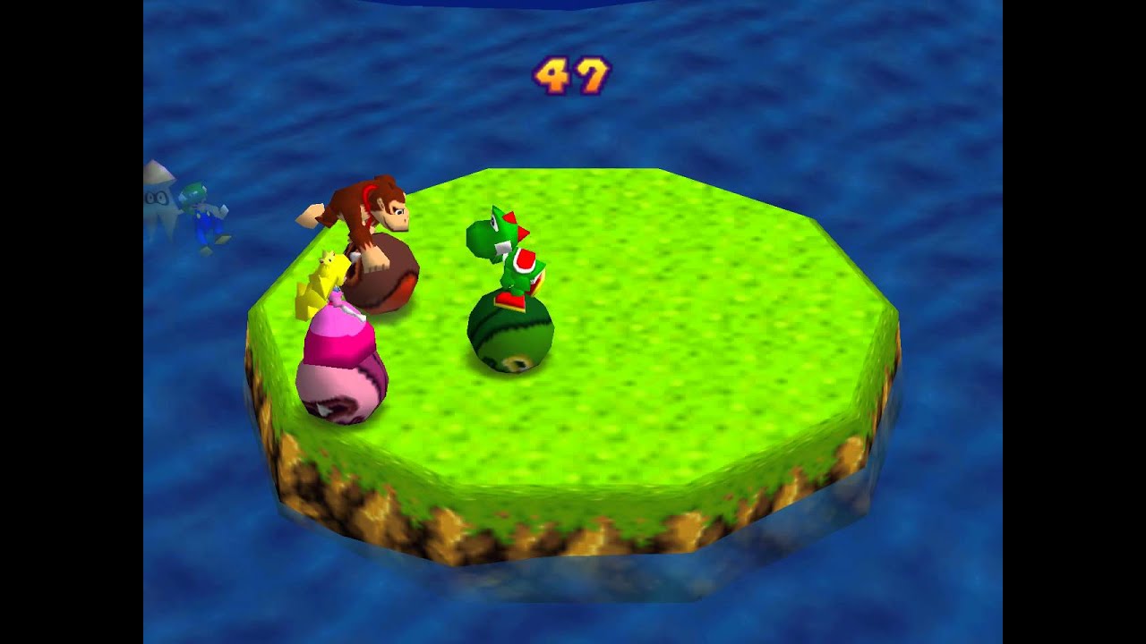 Mario Party 1 Mini-Games - Bumper Balls - YouTube