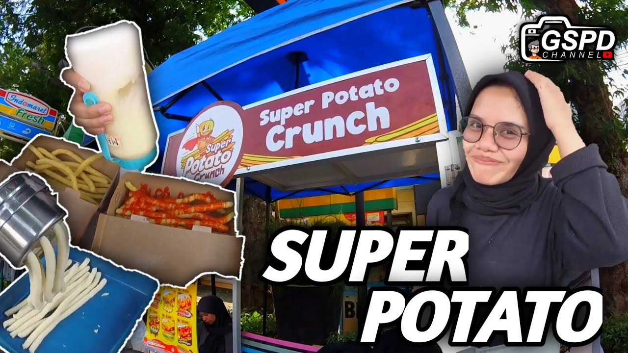 KENTANG GORENG KRISPY | JAJANAN KEKINIAN SUPER POTATO CRUNCH ...