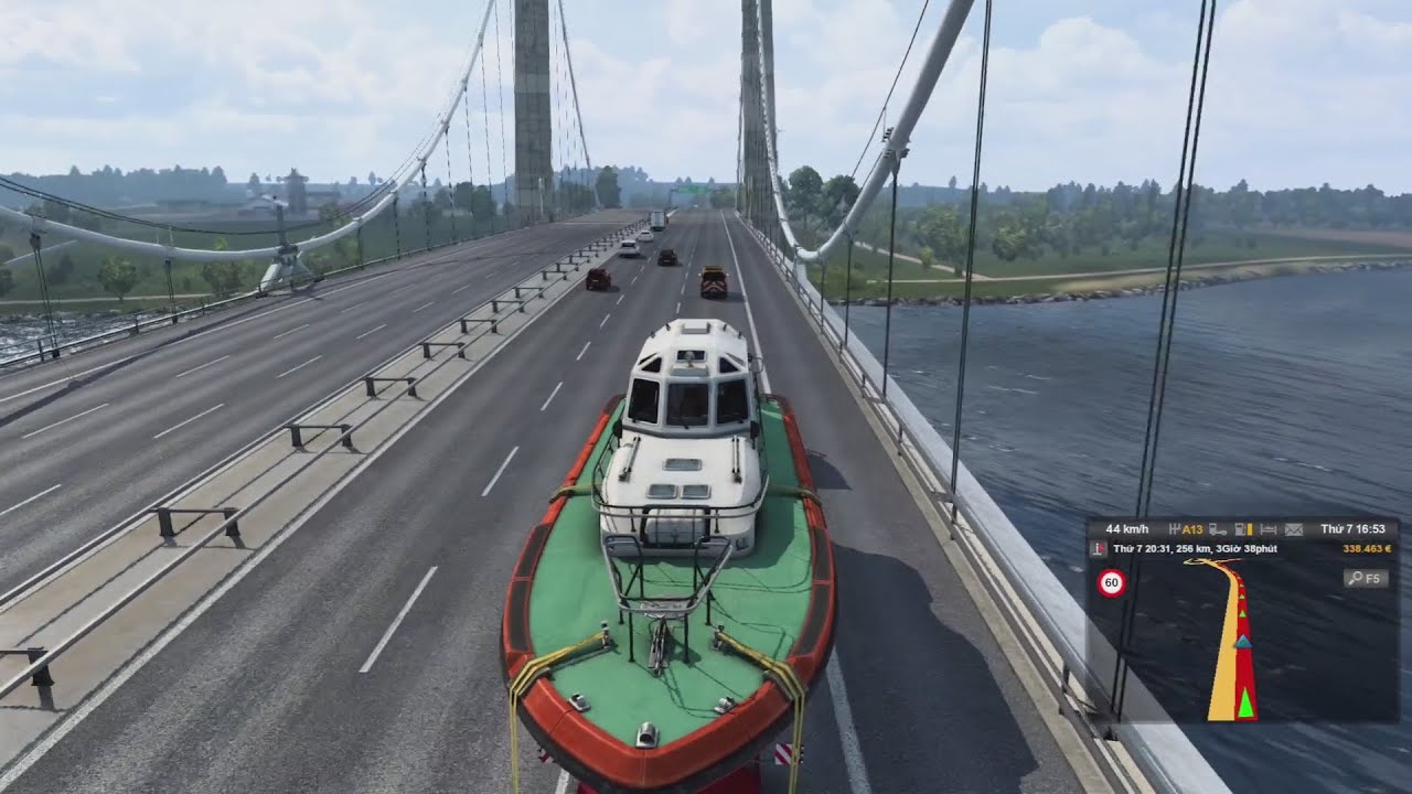 ETS2 Euro Truck Simulator | Great Oversized Shipment. Red Gaming - YouTube