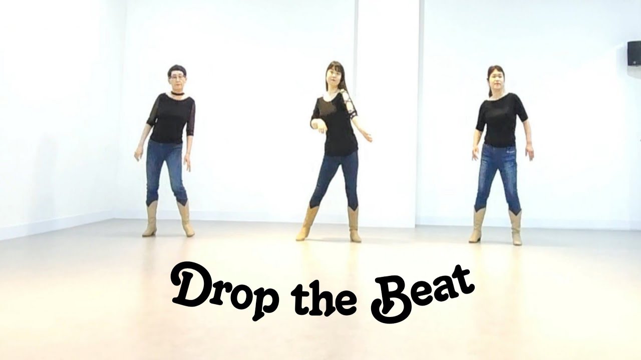 Drop the Beat - Line Dance - YouTube