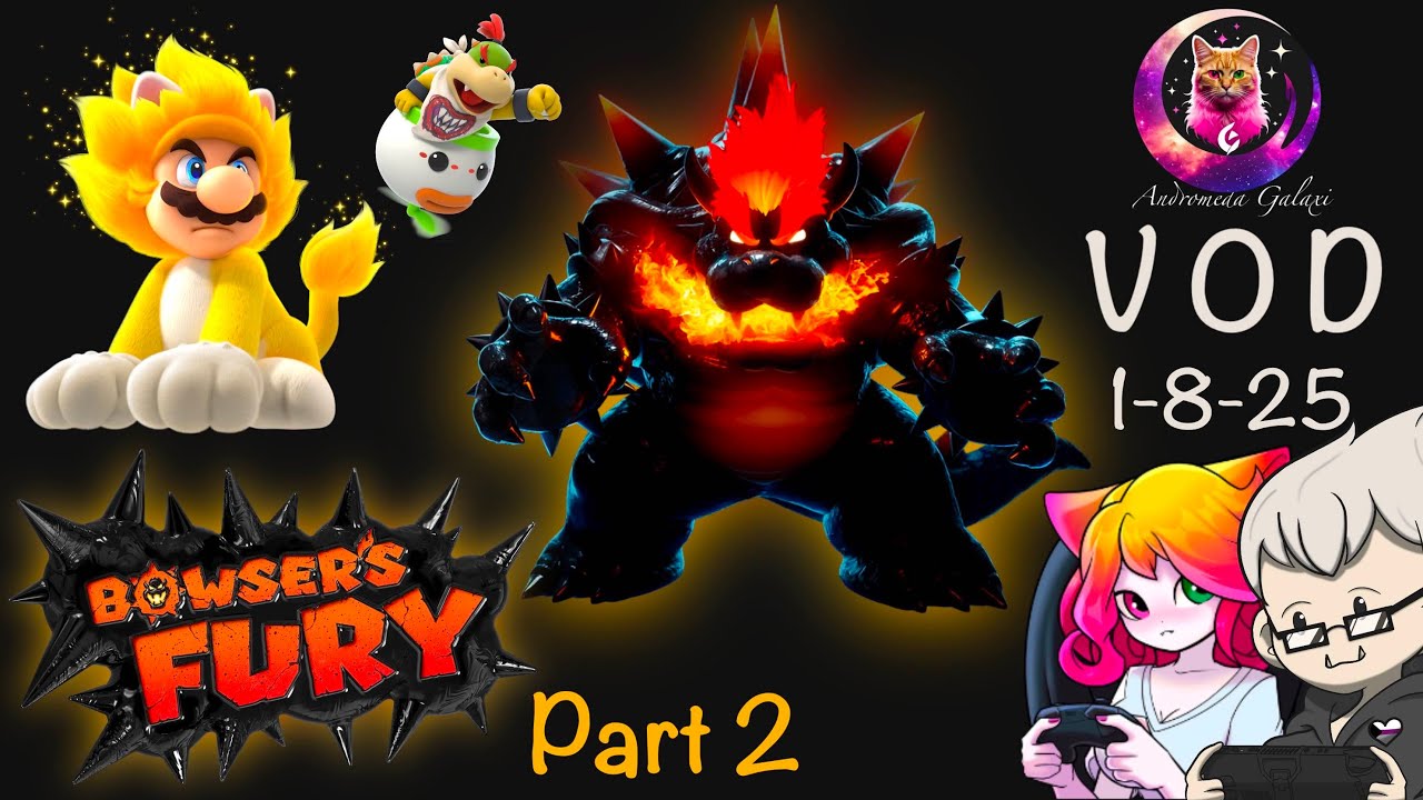 A child and a furry beat up a giant turtle - Bowser's Fury (2) - YouTube