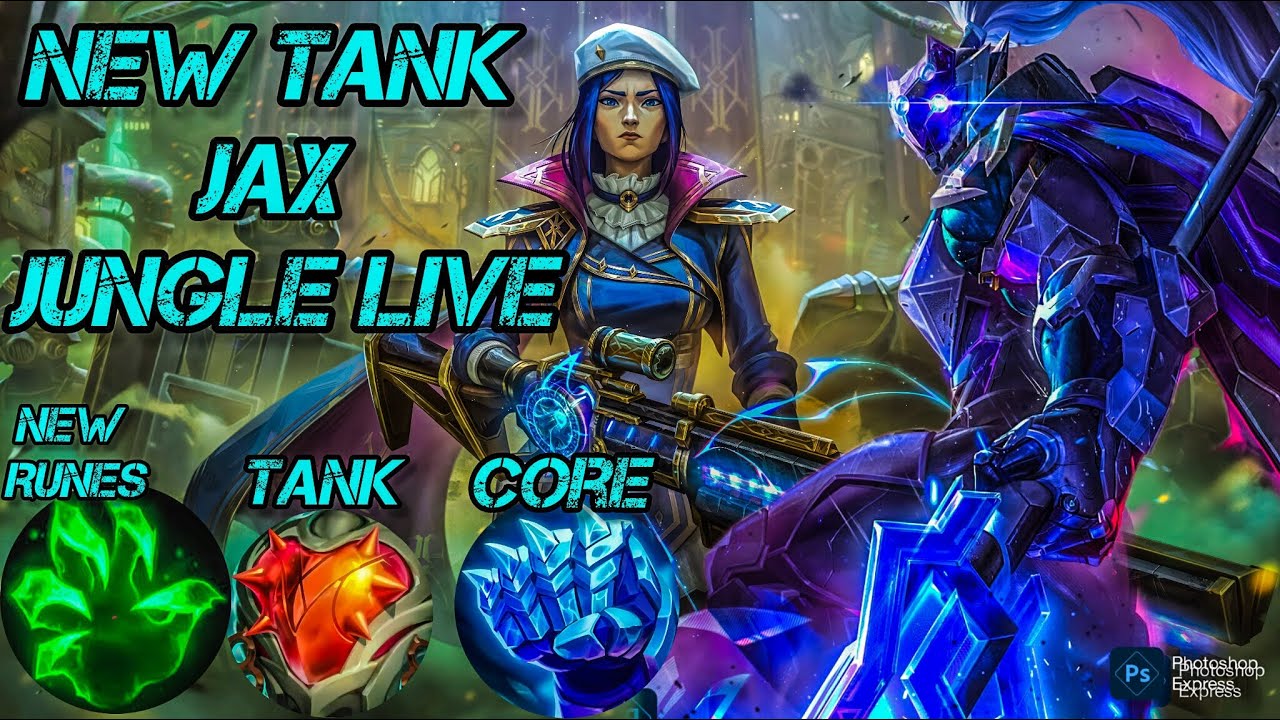 New AD Tank Jax Jungle Build live stream - League of legends #jax - YouTube