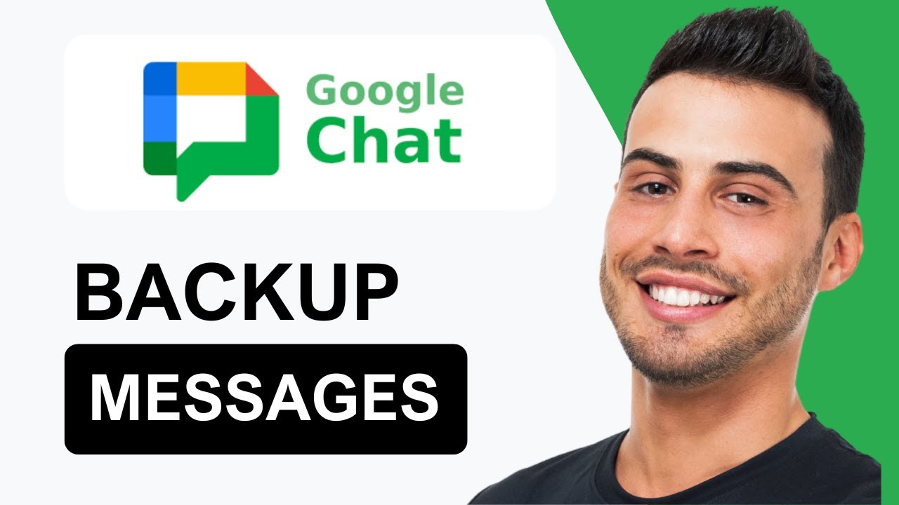 How To Backup Google Chat Messages | Quick Tutorial (2025) - YouTube