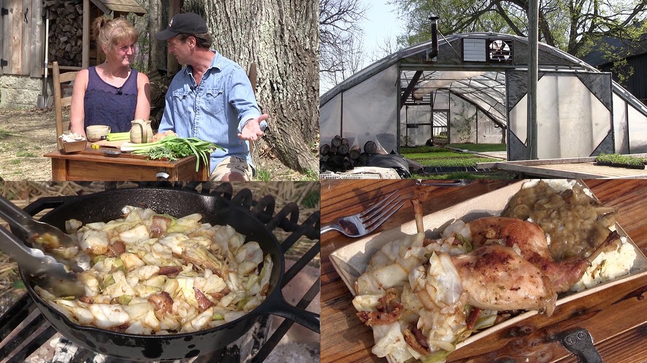 Cowboy Campfire Beer Braised Rabbit, Fried Cabbage, Growing Organic ...