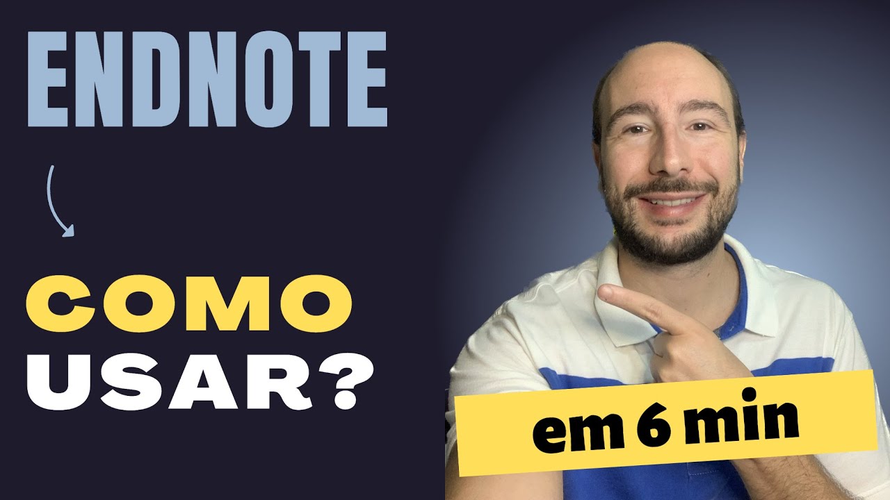 Tutorial de como utilizar o EndNote X7 (gerenciador de referências bibliográficas) - YouTube