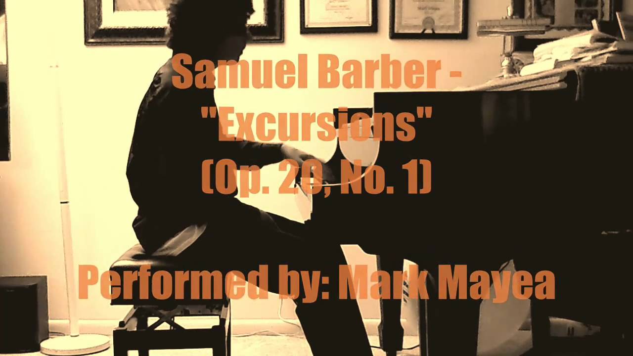 Samuel Barber - "Excursions" (Op. 20, No. 1) / Performed by: Mark Mayea - YouTube