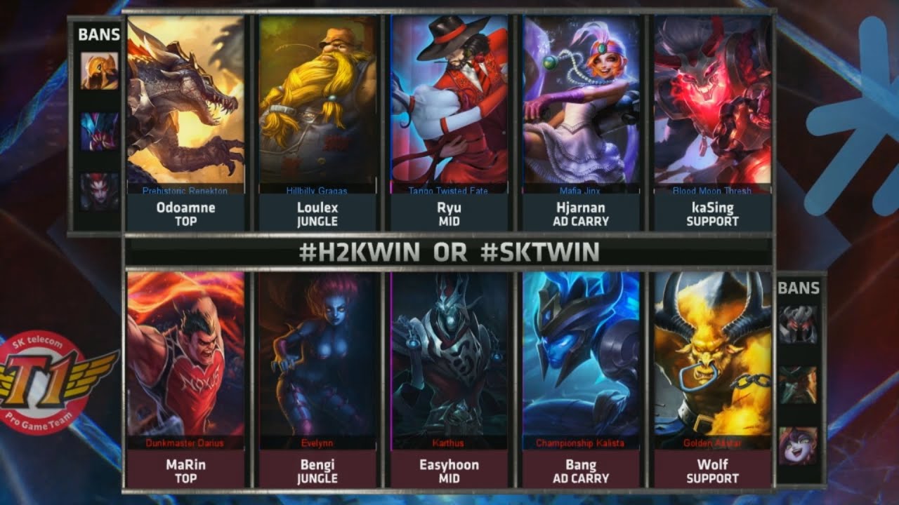 H2K vs SKT Highlights - H2K GAMING vs SK TELECOM T1 - S5 WORLDS 2015 ...
