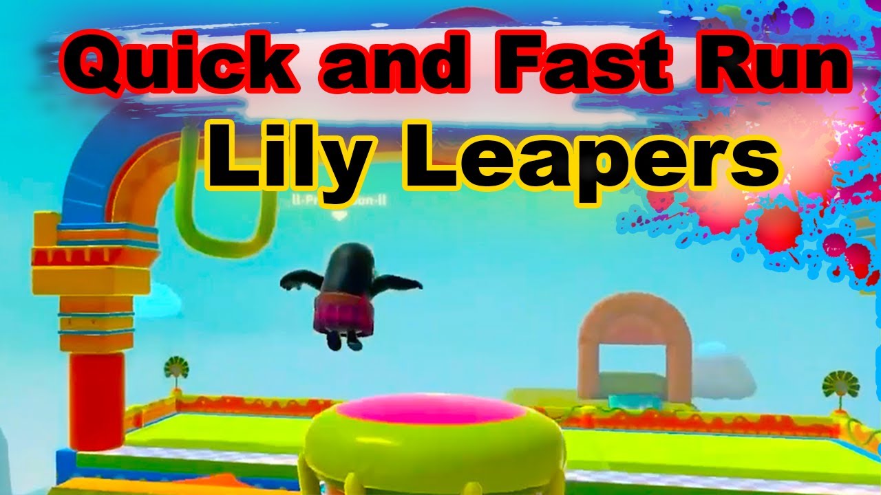 Fall Guys Quick and Fast Lily Leapers Speedrun (25.18 sec) - YouTube