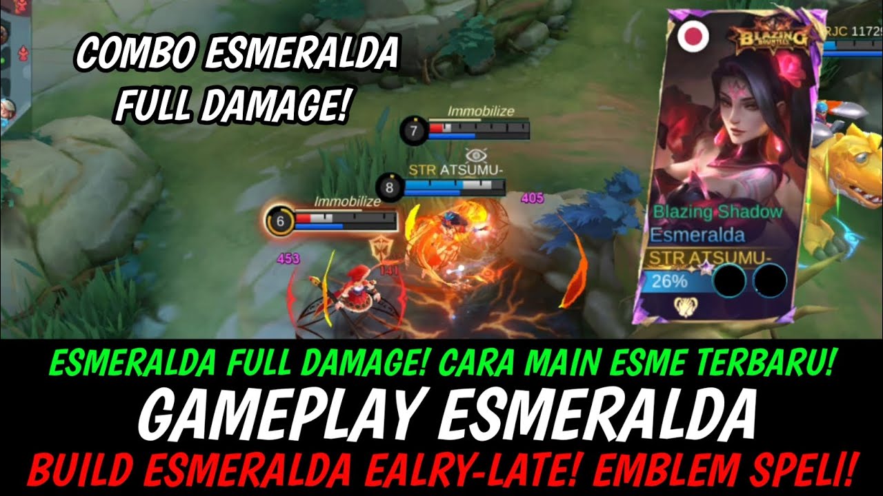 ESMERALDA FULL DAMAGE SAKIT BANGET! GAMEPLAY ESME BUILD & ITEM 2024 ...