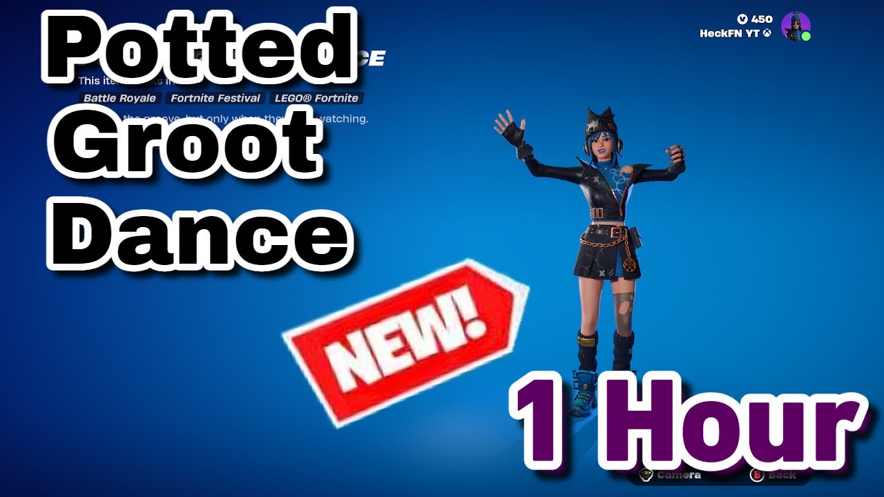 Fortnite Potted Groot Dance (1 Hour Version) From Guardians of the ...