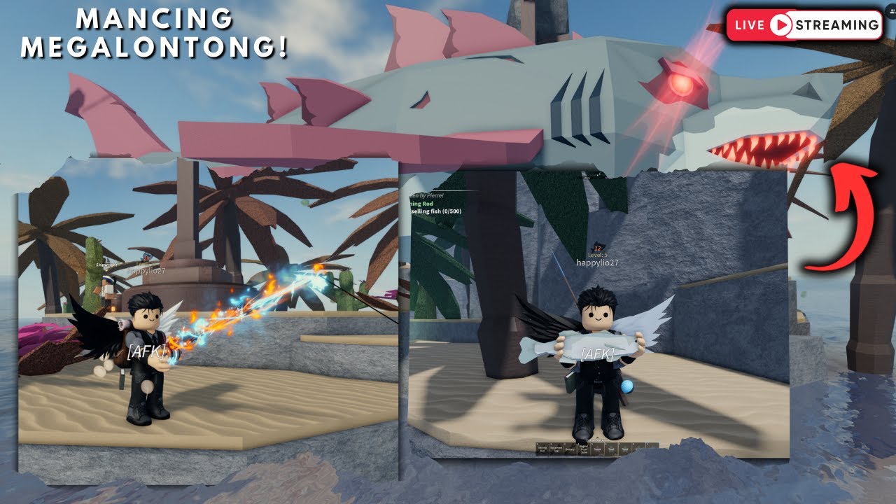 MANCING CARI KRAKEN 🦑! FISCH ROBLOX LIVE STREAMING - YouTube