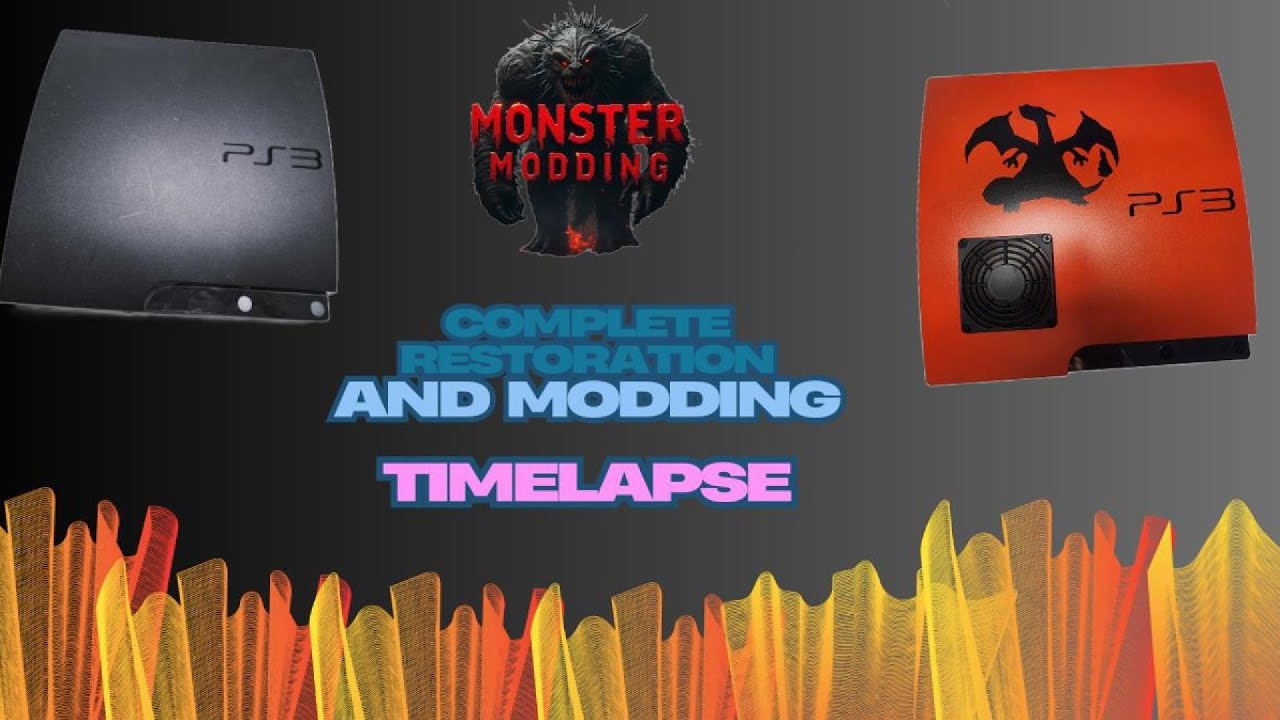 🔥 Charizard PS3 Slim Custom Build – Full Restoration & Mod - YouTube