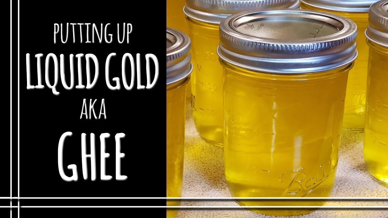 GHEE aka LIQUID GOLD - Canned - YouTube