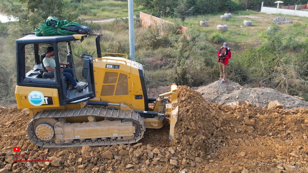 Dozer Construction Road Project Operating Jobs Bulldozer Dump Truck ...