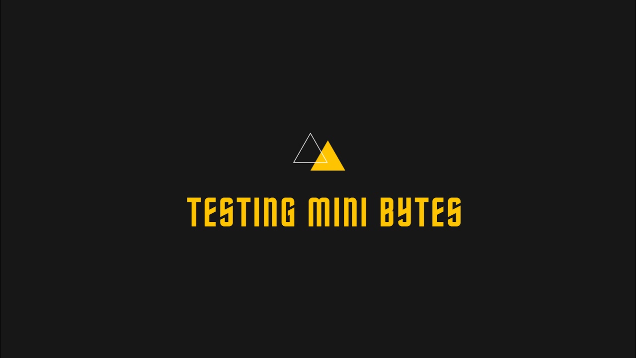 Testing Mini Bytes Live Stream - YouTube