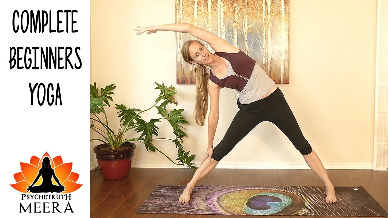 Meera Yoga #18 Complete Beginners Yoga Gentle Flow - YouTube