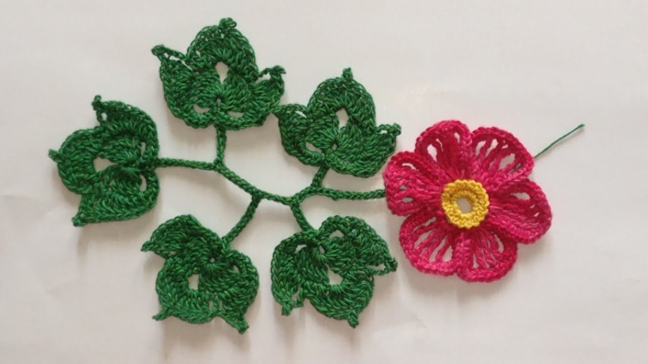 Easy Crochet Leaf Tutorial How To Make Crochet Leaf YouTube easy-crochet-leaf-tutorial-how-to-make-crochet-leaf-youtube