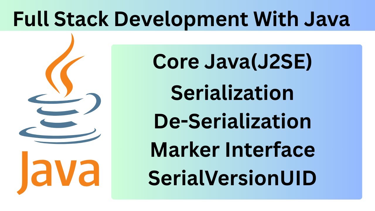 Serialization and De-Serialization | SerialVersionUID and transient ...