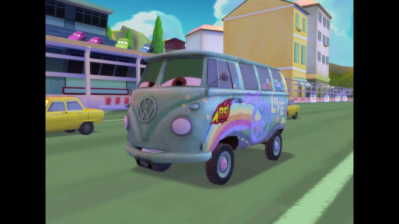 Cars 2 The Game Fillmore Race Gameplay - YouTube