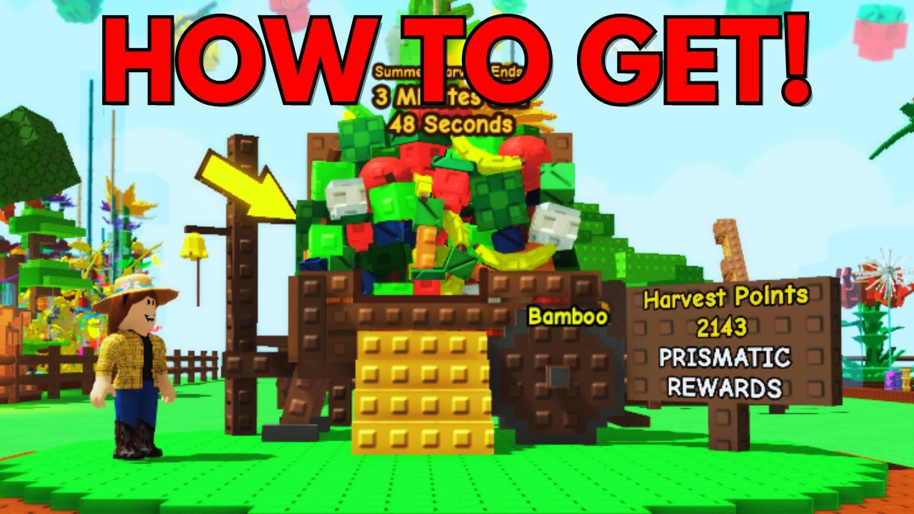 HOW TO GET PRISMATIC REWARDS IN SUMMER HARVEST QUICKLY in GROW A GARDEN ...