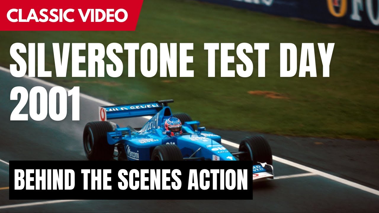 BEHIND THE SCENES ACTION - Silverstone Test Day 2001 - YouTube