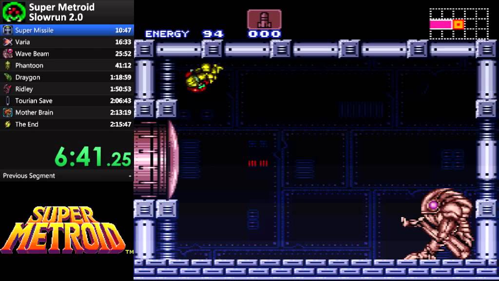 [EN/FR] Super Metroid - PAL Any% 1:32:05 - YouTube