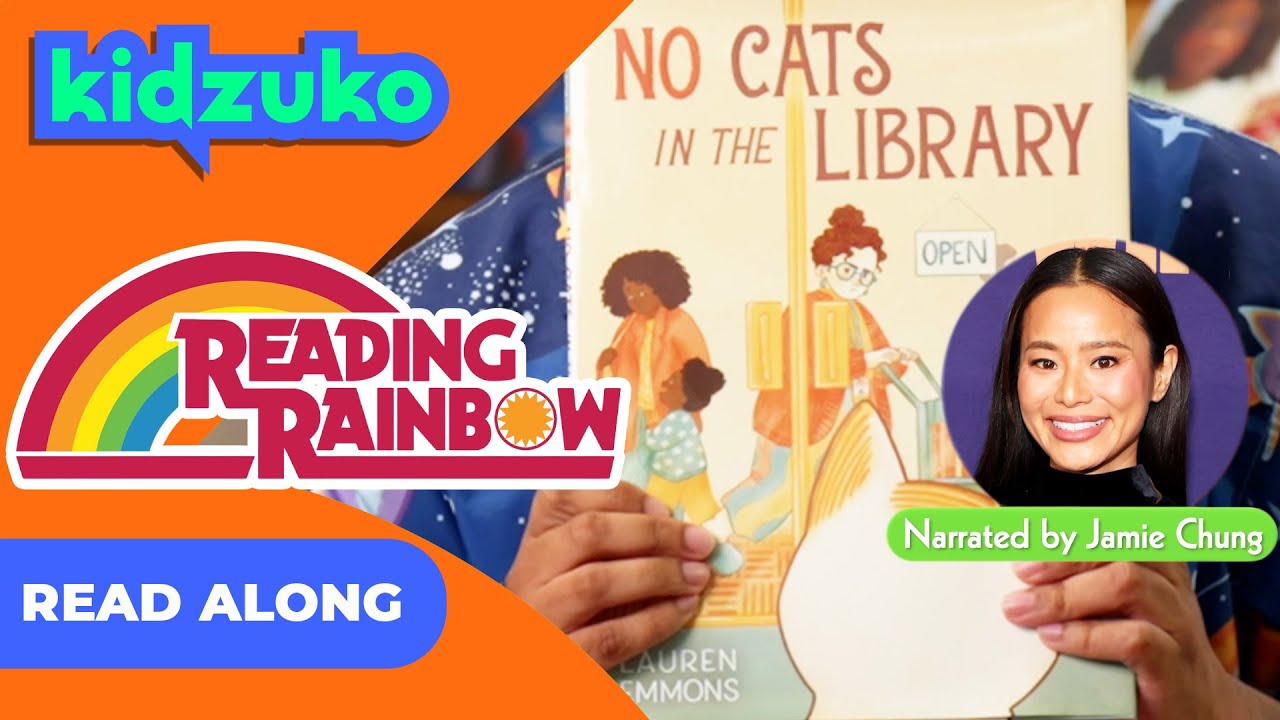 No Cats In The Library 🐱📚 Narrated by Jamie Chung | Reading Rainbow ...