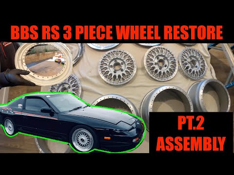 BBS RS 3 PIECE WHEELS RESTORATION PT.2 ASSEMBLY! - YouTube