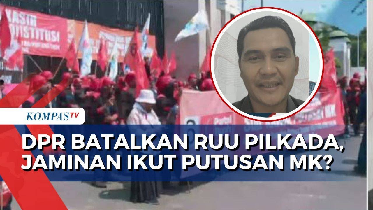Pakar Hukum UGM, Yance Arizona Angkat Bicara soal DPR Batalkan RUU Pilkada - YouTube