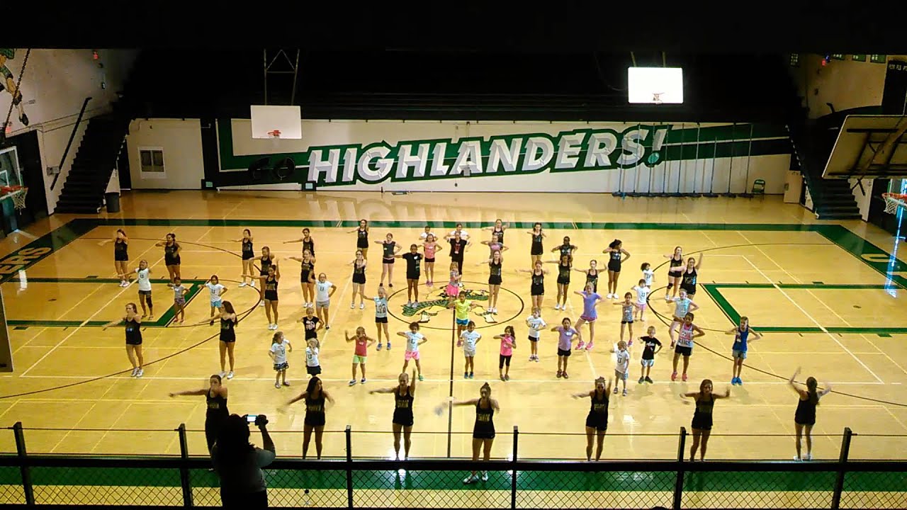 Upland Go... Mini Scots Cheer Camp 2014 - YouTube
