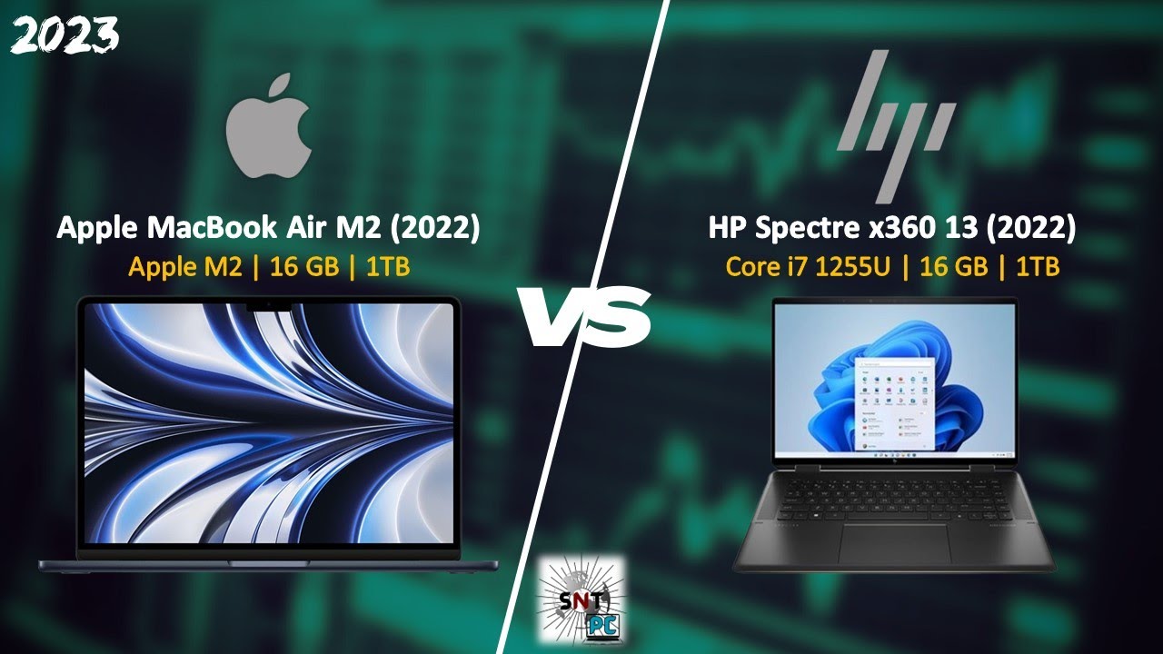 Apple MacBook Air M2 vs HP Spectre x360 (2022) - YouTube