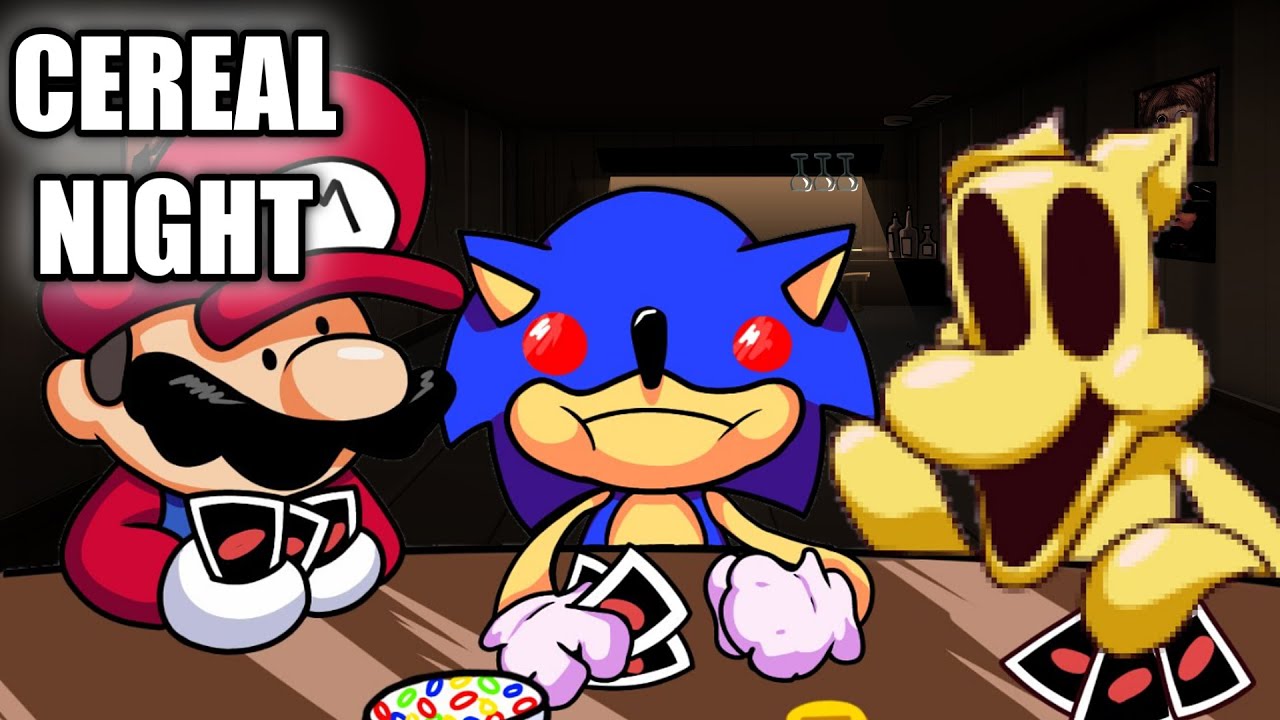 Cereal Night - Pasta Night but Sunky, Speedrun Mario and Shinto sing it ...