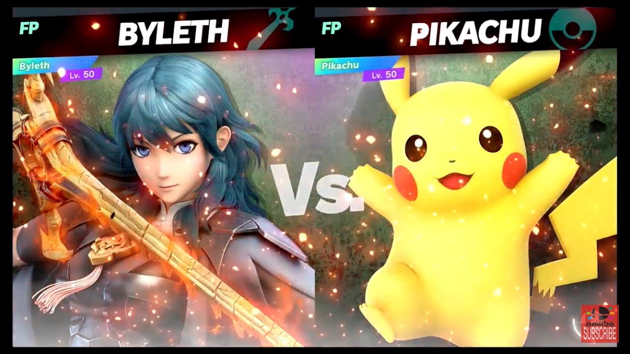 Super Smash Bros Ultimate Amiibo Fights Byleth vs the World #8 Pikachu ...
