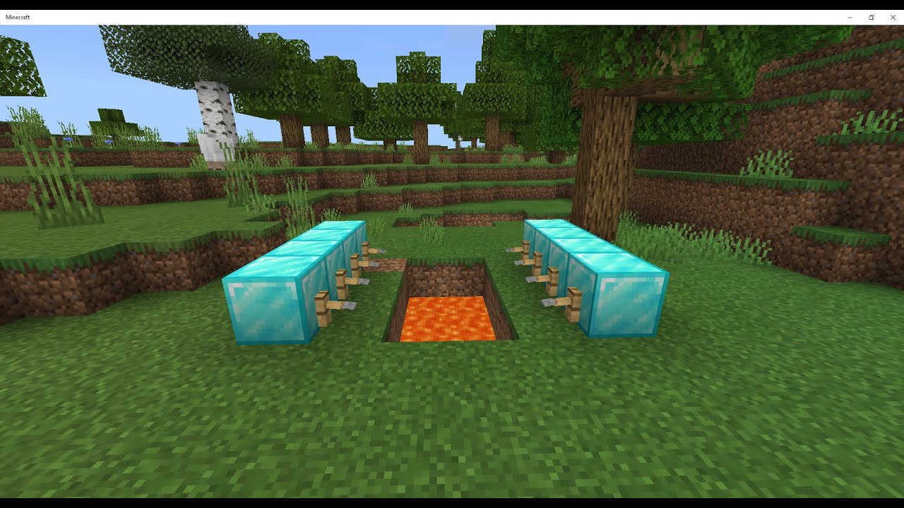 How to make a Redstone Trap in Minecraft with Bouncer - YouTube