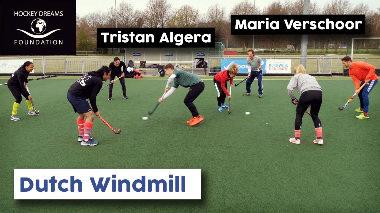 Hockey Dreams Foundation training drill: The Dutch Windmill | Hockey ...