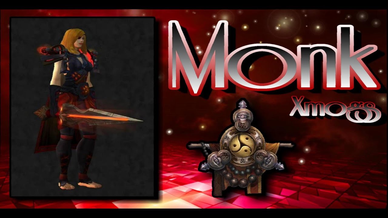 World of Warcraft - Monk Transmogs - Red Bandit Xmog Set - YouTube