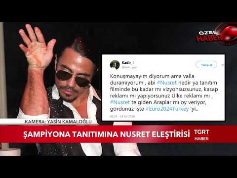Şampiyona Tanıtımına Nusret Eleştirisi