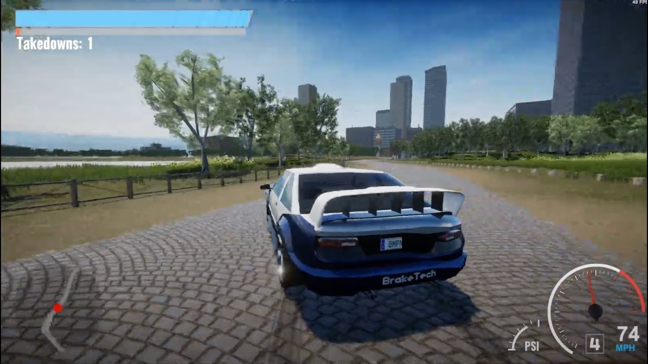 Bump and Run Racing - "Downtown" Track Early Preview - YouTube