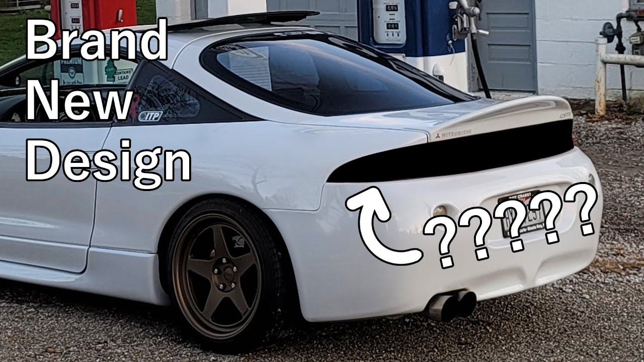 I Created My Own Custom Taillights For My 2G Eclipse!! - YouTube