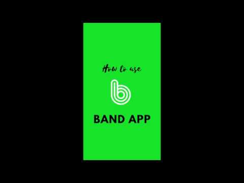 How to Use the BAND App - YouTube