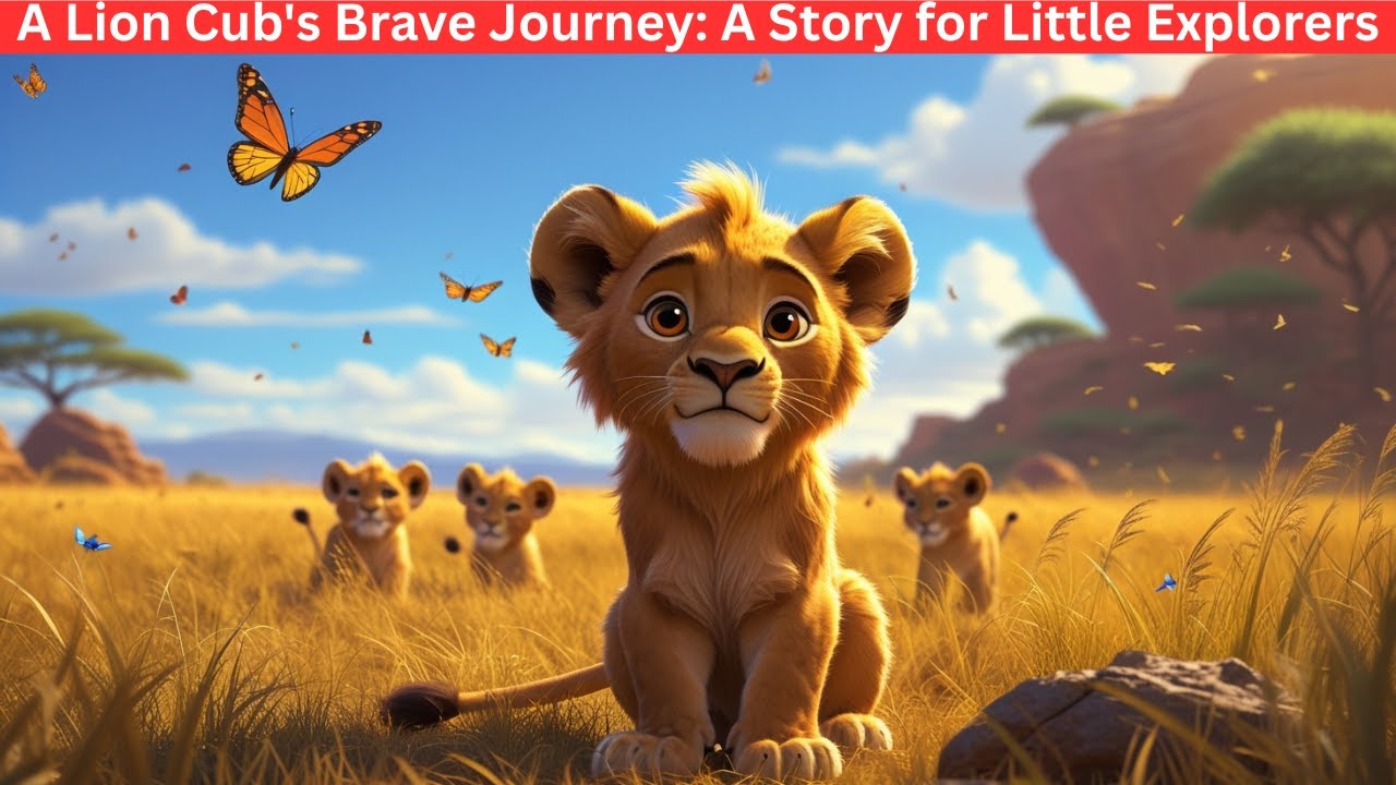 A Lion Cub's Brave Journey: A Story For Little Explorers | The Lion ...