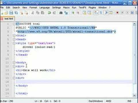 CSS Tutorial - 7 - Direct Child Selectors - YouTube