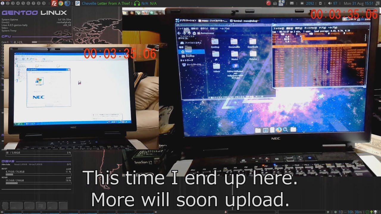 0021 Remote install linux on an old laptop pt.3 - 古いノートPCへのインストール3 ...