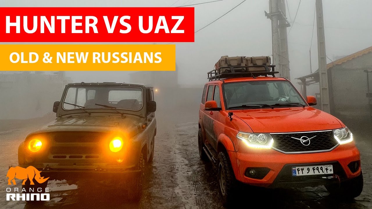 Uaz hunter vs uaz patriot - YouTube
