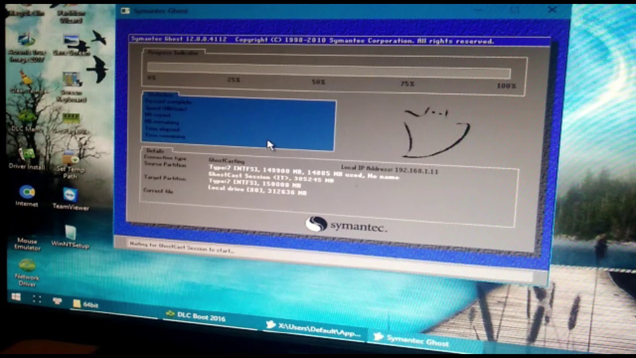 Tutorial Ghost Windows Via LAN - YouTube